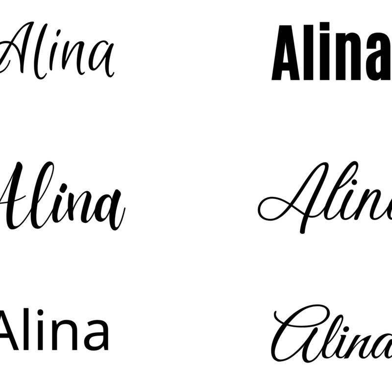 Alina Name - Etsy