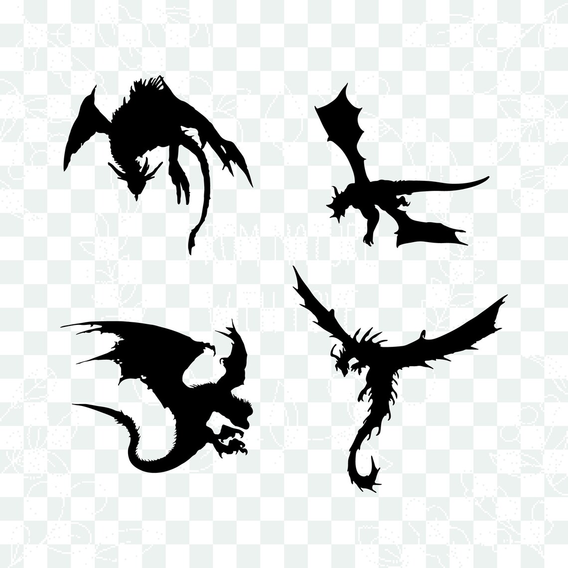 Dragon SVG - Etsy