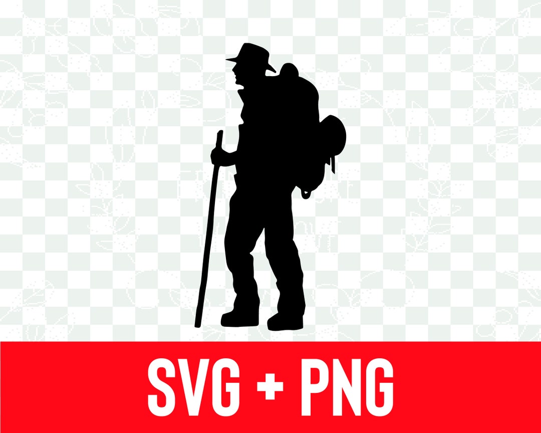 Hiker Silhouette Svg - Etsy