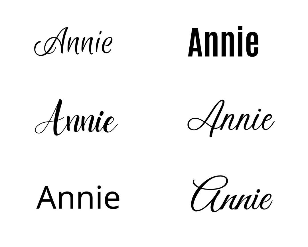Annie Svg , Annie Baby Name Svg, Annie Wedding Name Svg - Etsy