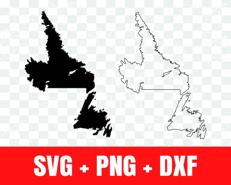 Newfoundland and Labrador Canada Svg Newfoundland and - Etsy