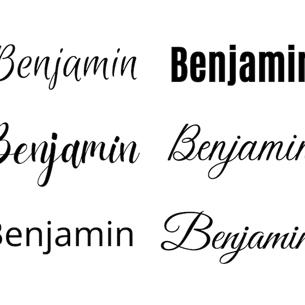 Benjamin Svg - Etsy