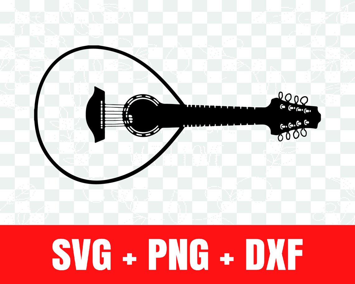 Laúd svg Lute silueta svg - Etsy México