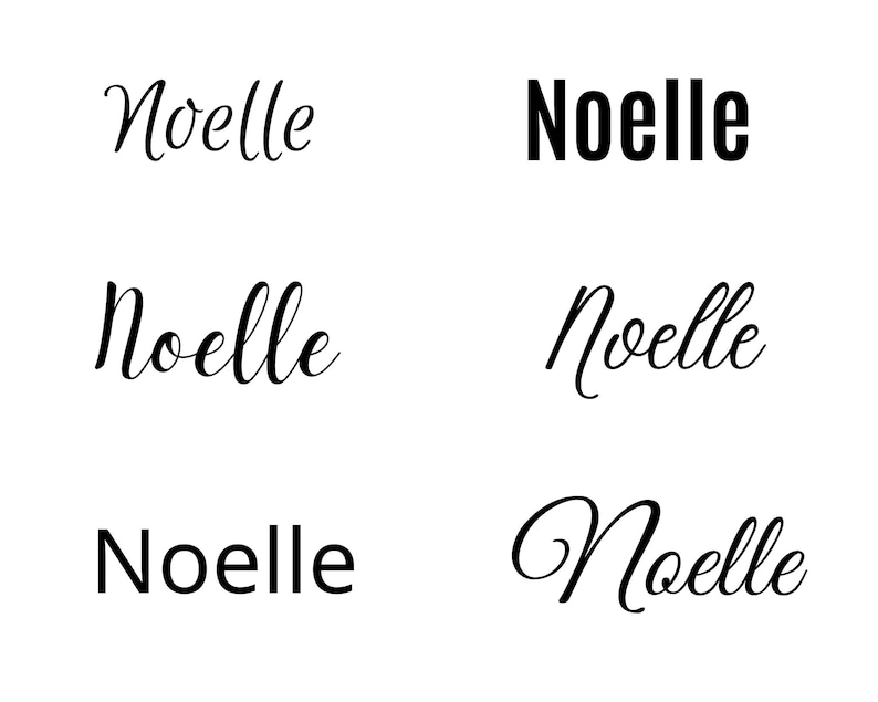 Noelle Svg , Baby Names Svg, Wedding Names Svg - Etsy