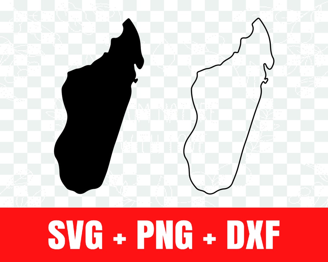 Madagascar Map Svg , Madagascar Silhouette Svg, Madagascar Outline Svg ...