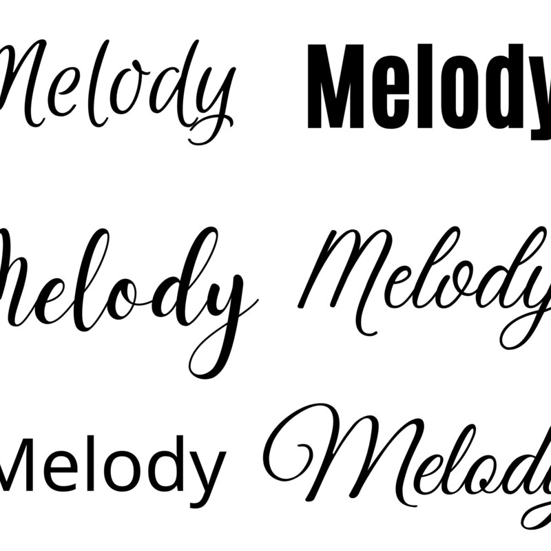 Melody Svg File - Etsy