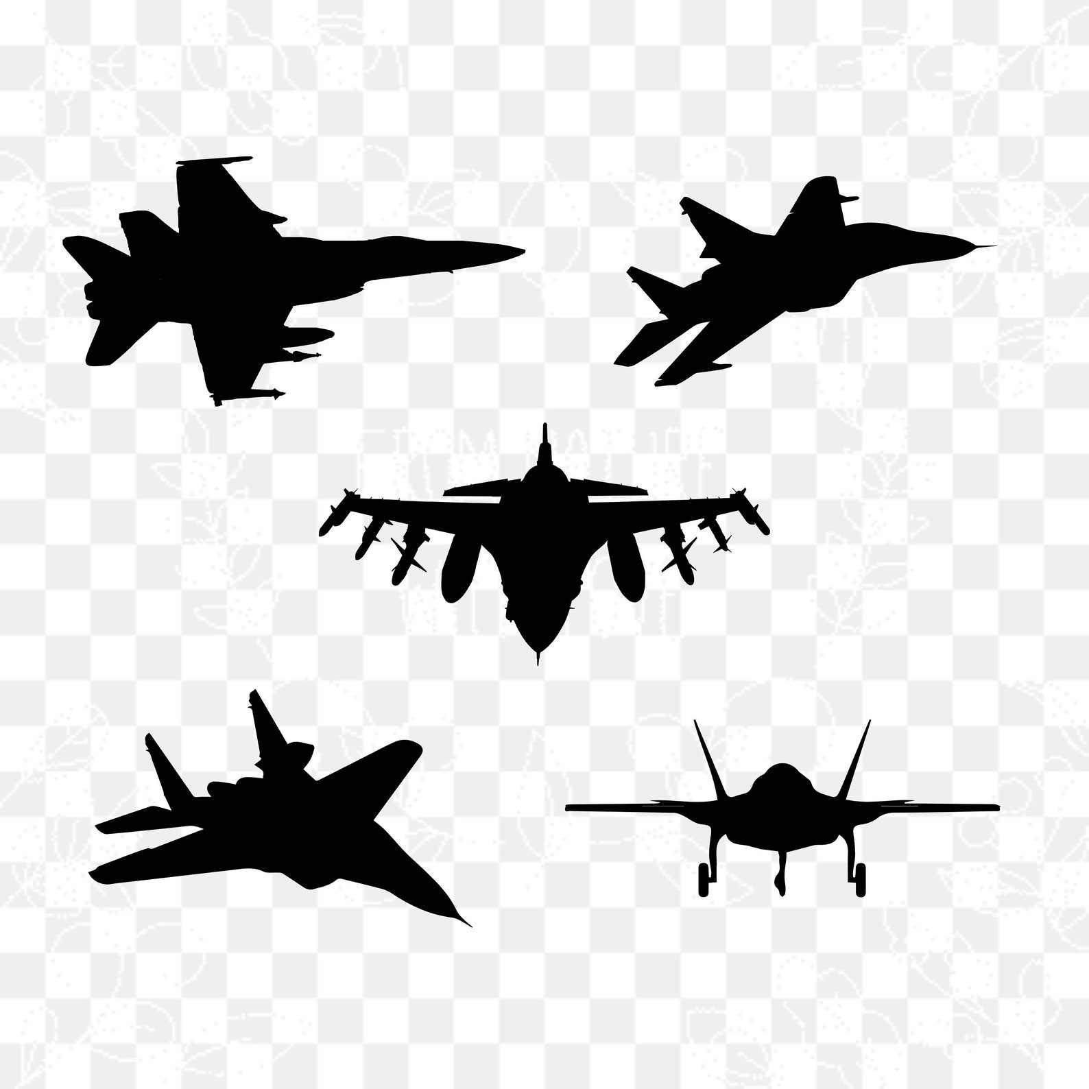 Fighter Jet Svg Fighter Jet Silhouette Bundle Svg Fighter - Etsy