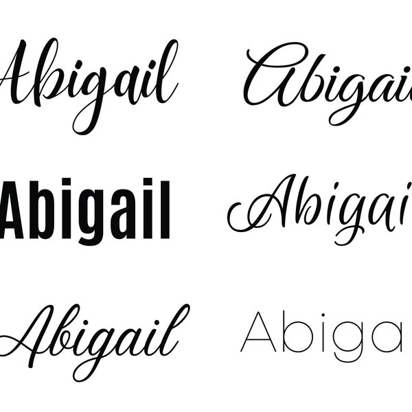 Abigail Svg - Etsy