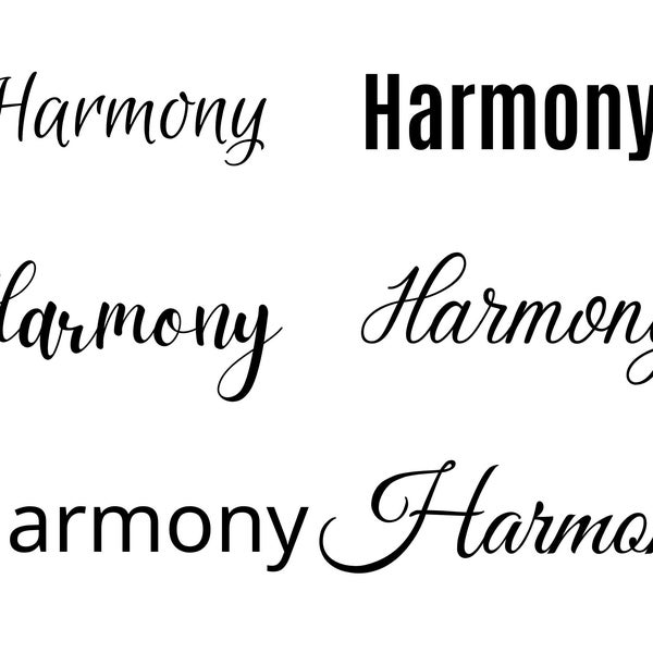 Harmony Svg - Etsy