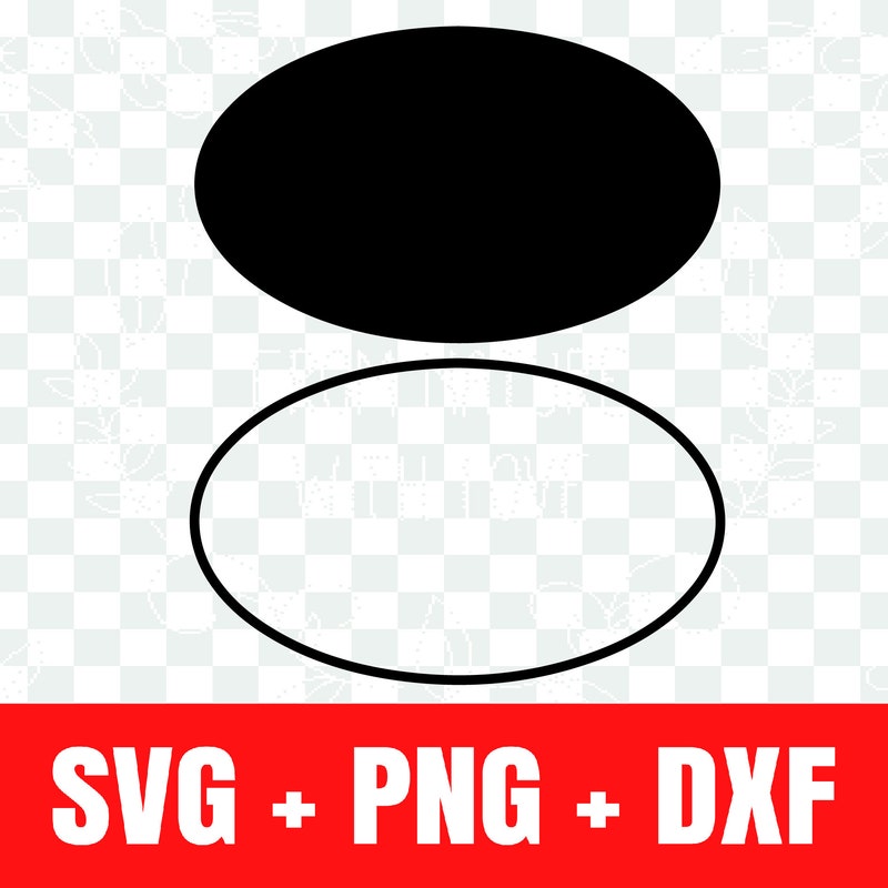 Oval Frame Svg - Etsy