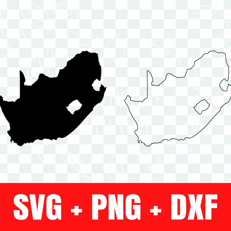 Canvas Map of Africa - Etsy