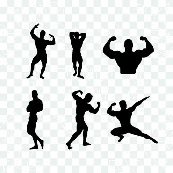 Bodybuilder Svg Png Bodybuilder Bundle Svg Fitness Trainer - Etsy