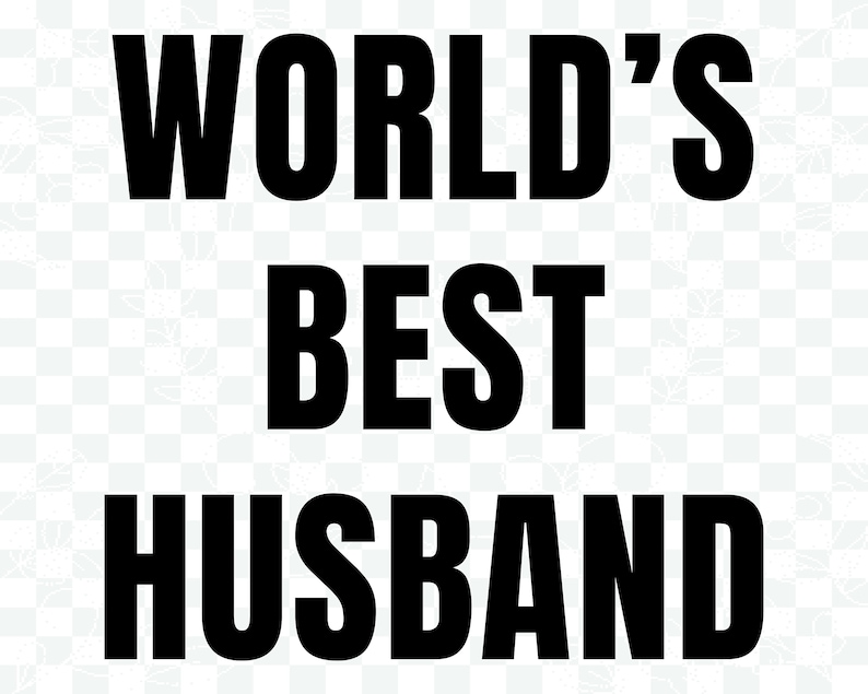 World's Best Husband Svg - Etsy
