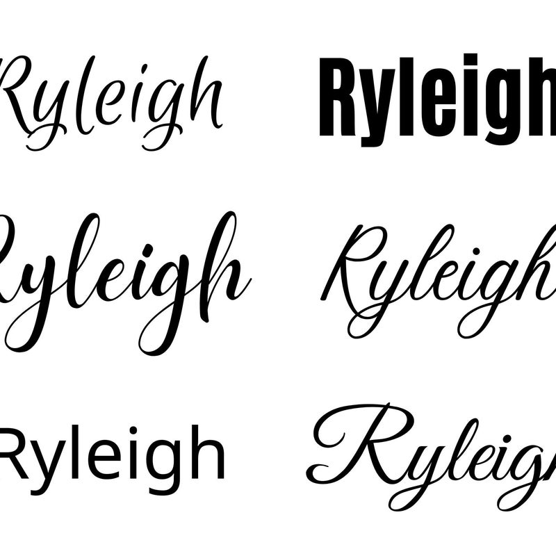 Name Stencil Svg - Etsy
