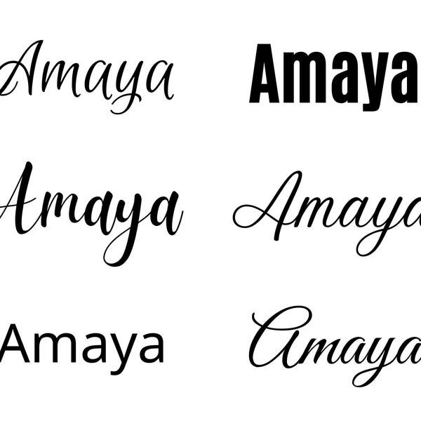 Amaya Cricut Svg - Etsy Australia