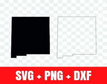 New Mexico Outline Svg - Etsy