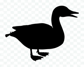 Duck Outline SVG, Duck Svg, Duck Clipart, Duck Files for Cricut, Duck ...