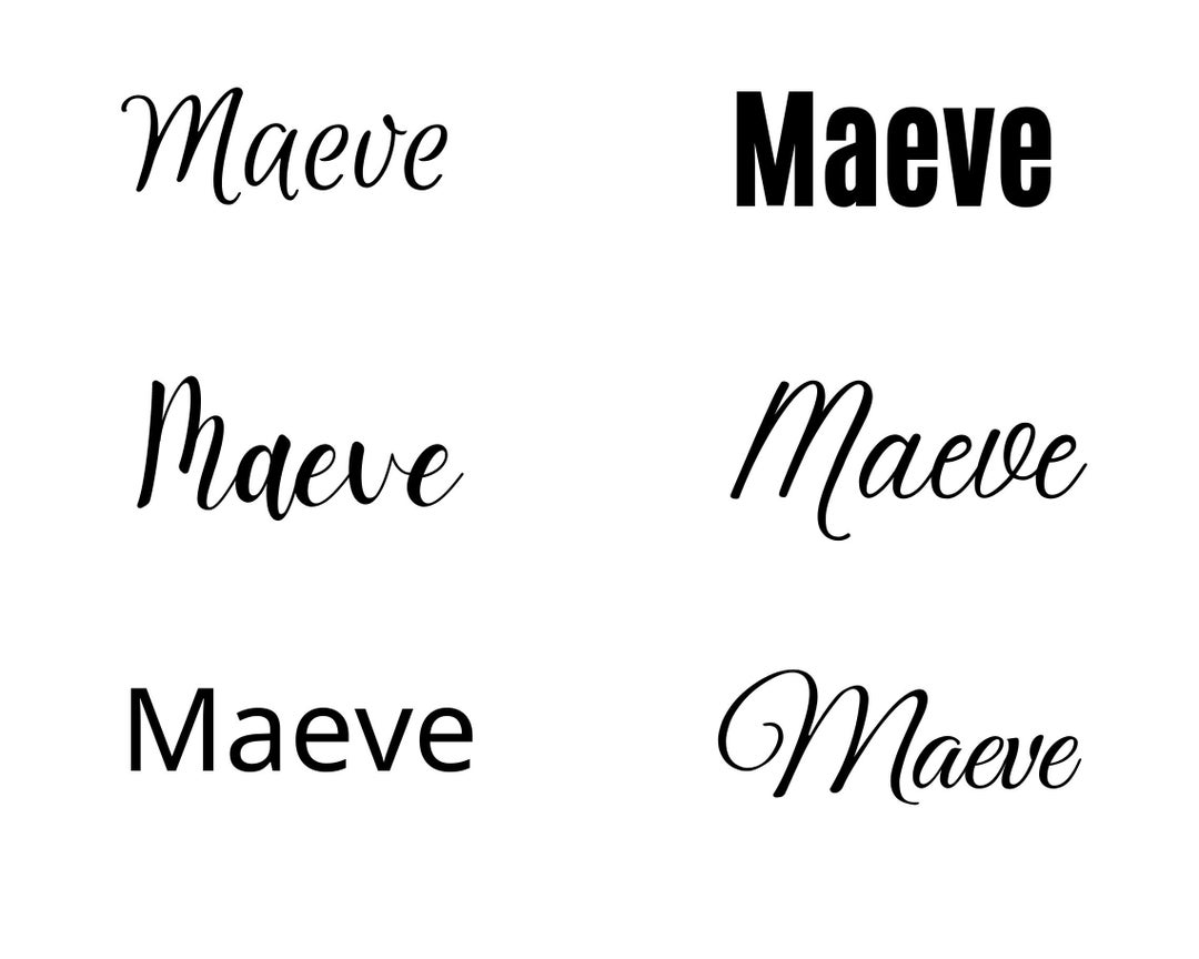 Maeve Svg , Maeve Baby Name Svg, Maeve Wedding Name Svg - Etsy Ireland