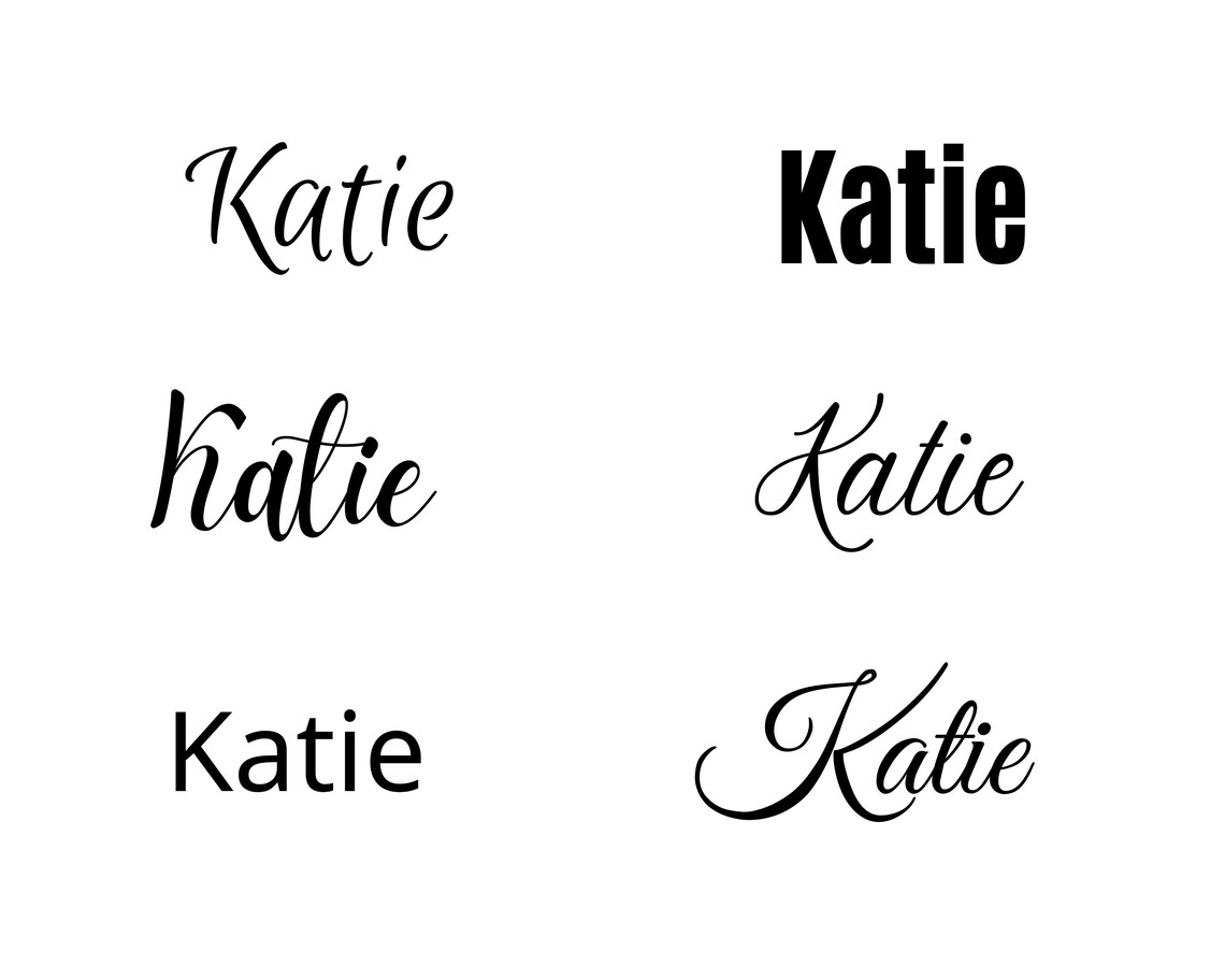 Katie Svg , Katie Baby Name Svg, Katie Wedding Name Svg - Etsy