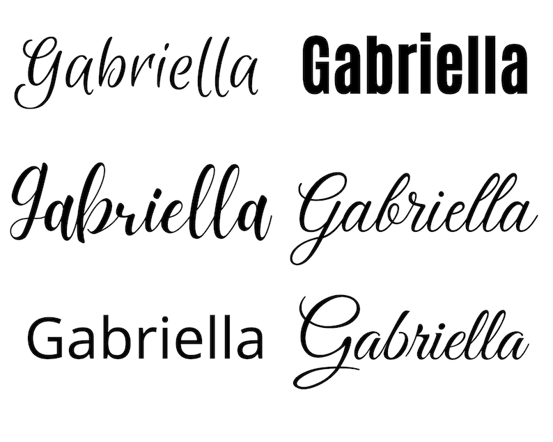 Gabriella Svg , Gabriella Baby Name Svg, Gabriella Wedding Name Svg - Etsy