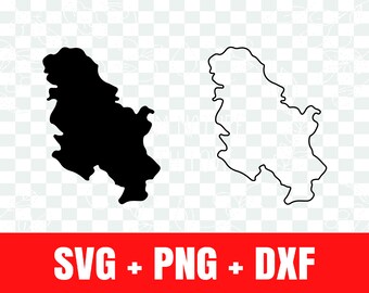 Serbia Svg - Etsy