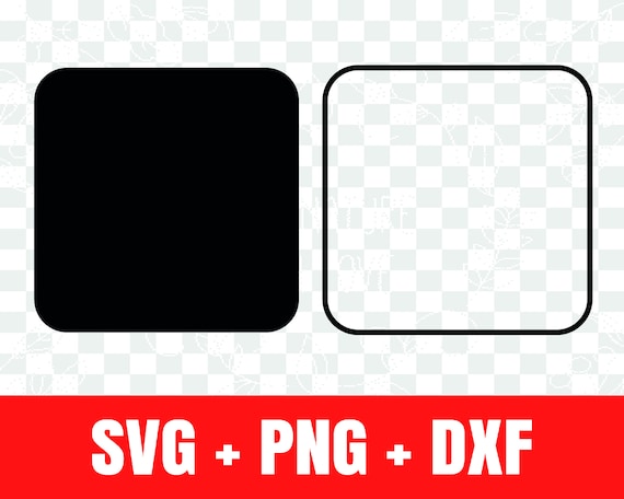 Rounded Square Svg Rounded Square Silhouette Svg Rounded - Etsy