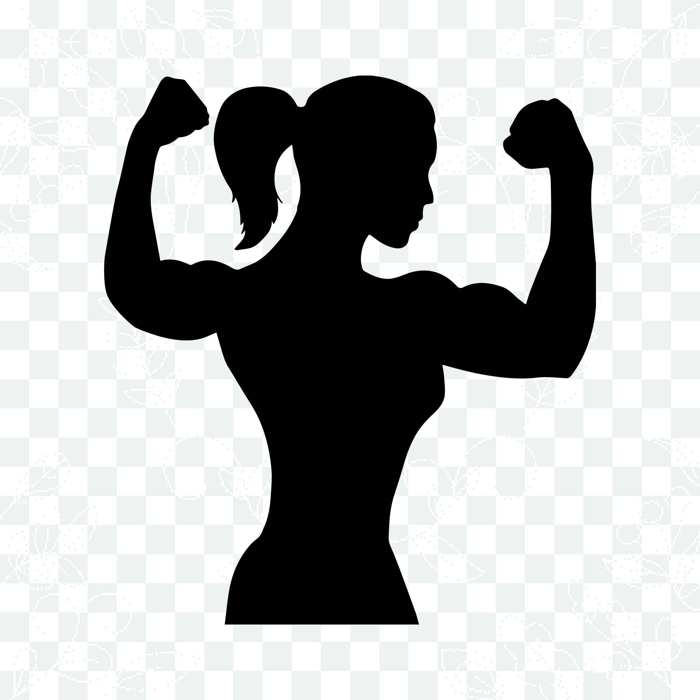 Bodybuilder Silhouette Png