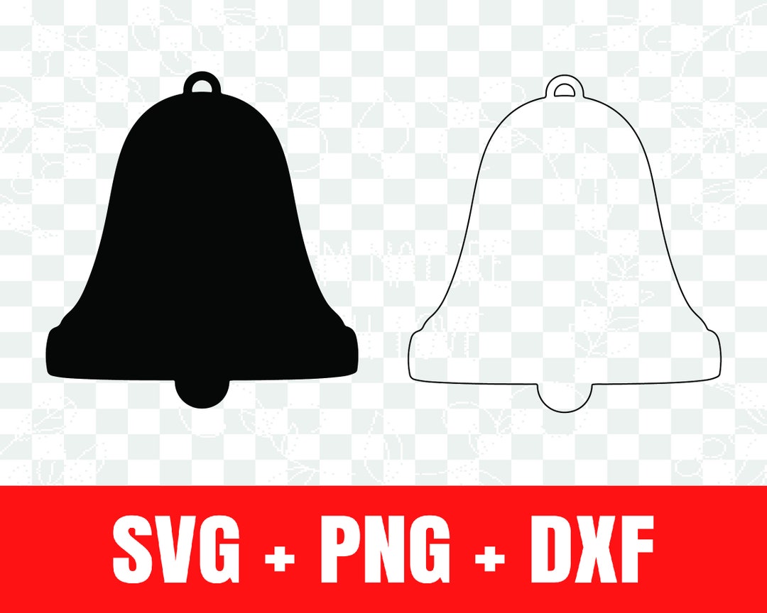 Bell Silhouette Svg , Bell Outline Svg - Etsy