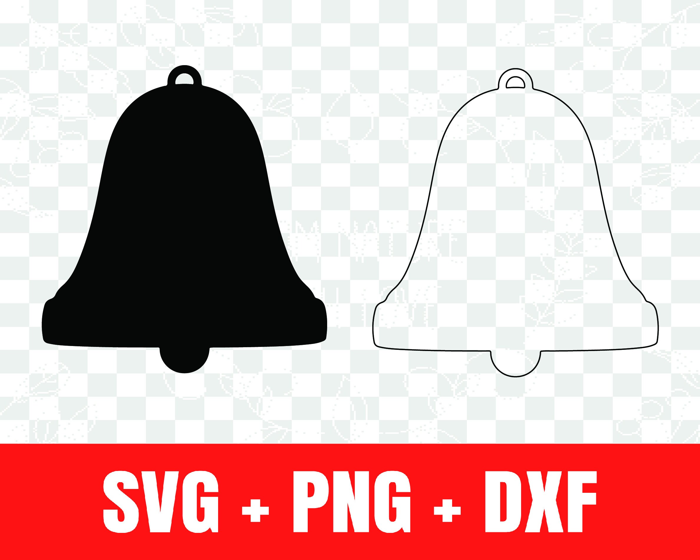 Bell Silhouette Svg , Bell Outline Svg (Download Now) - Etsy