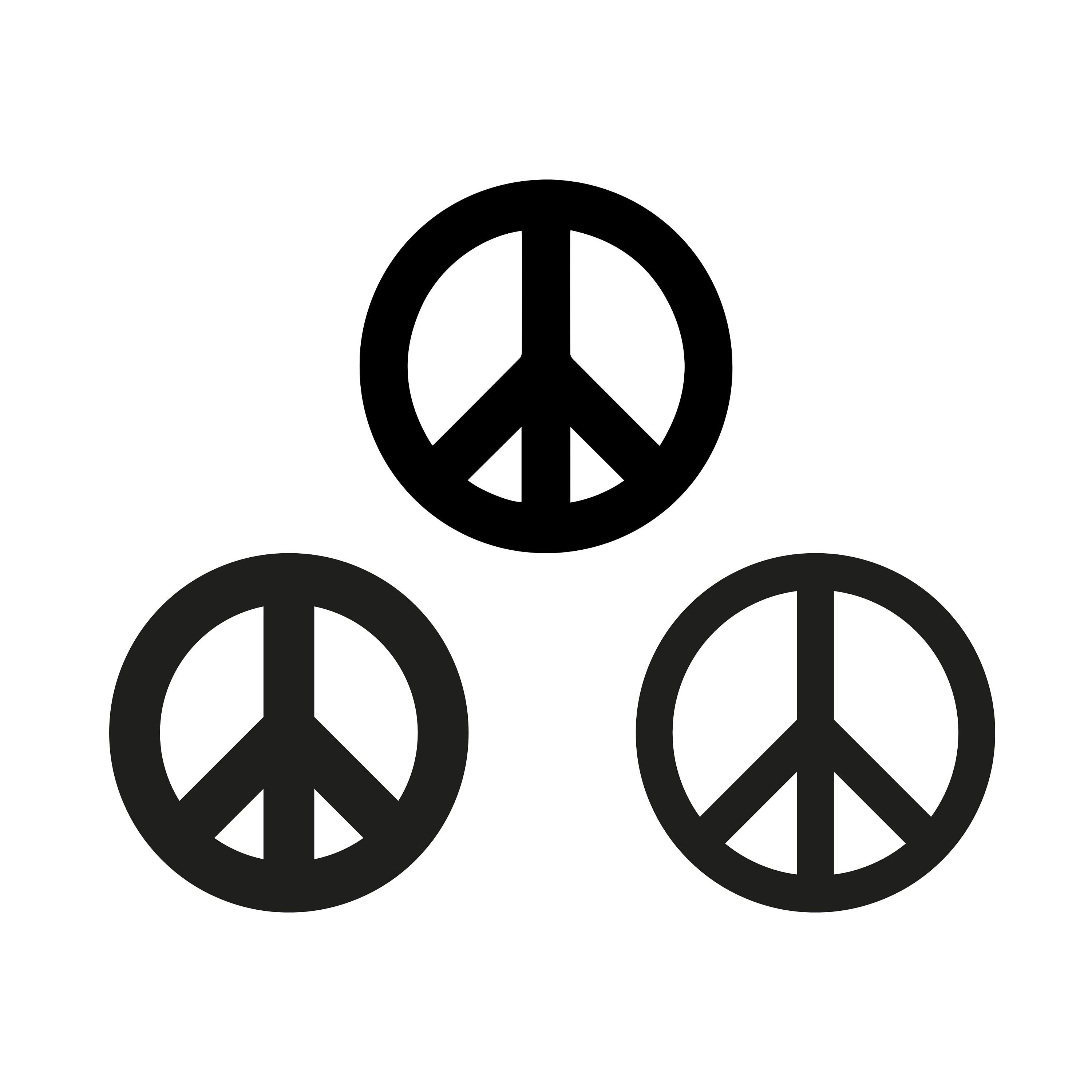 3 Peace Sign Svg - Etsy