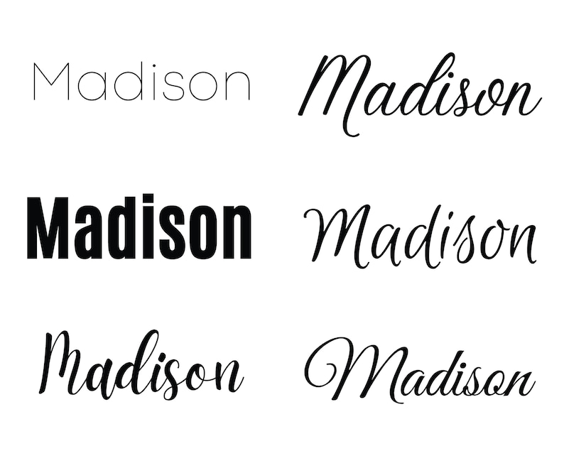 Madison Svg Baby Names Svg Wedding Names Svg - Etsy