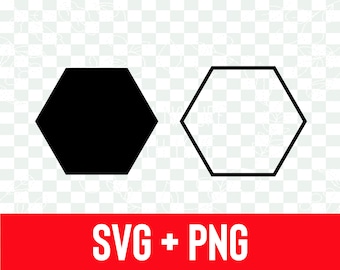 Long Hexagon Border Svg Hexagon Lined Frame Svg Sign Border Svg ...
