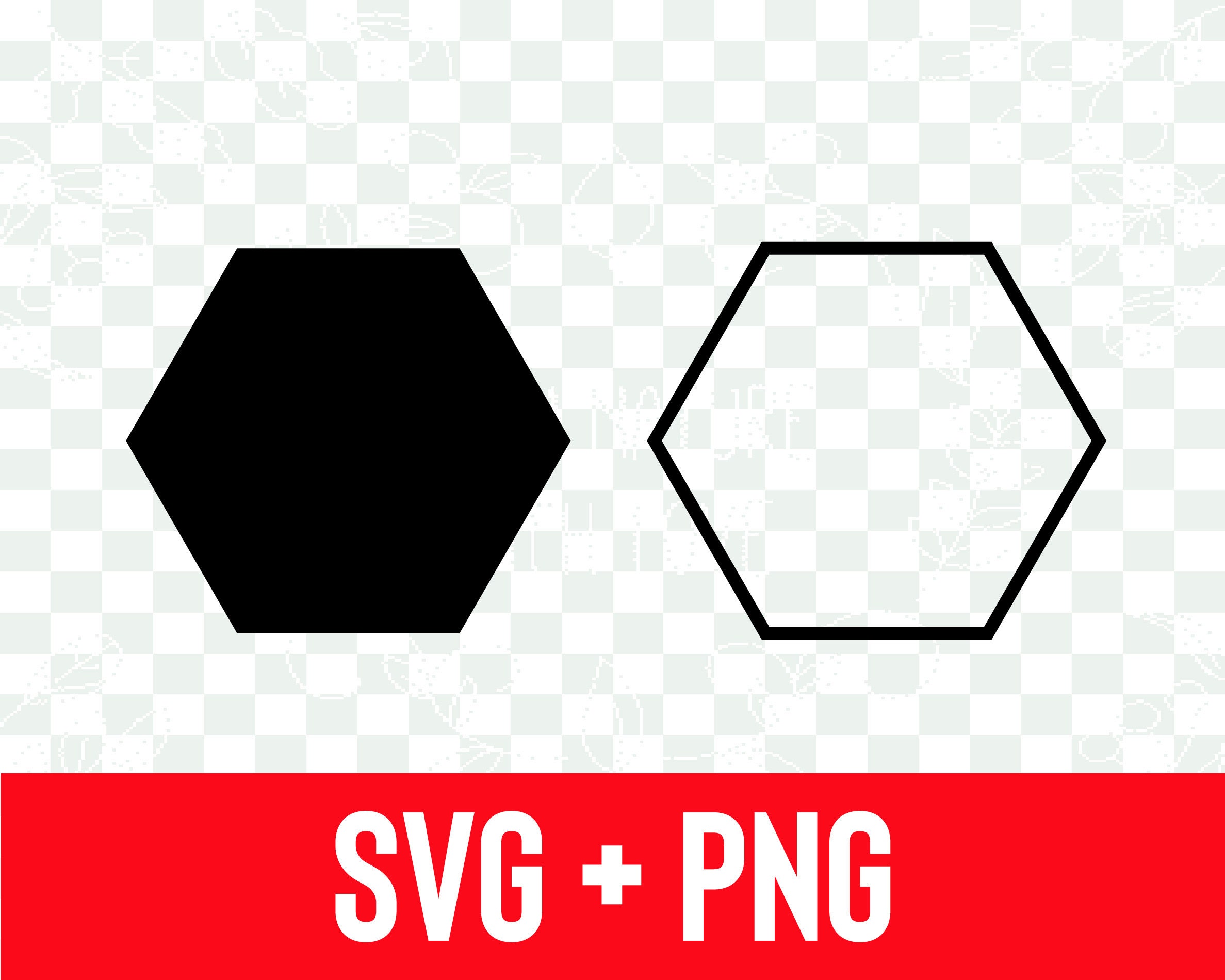 Hexagon Svg - Etsy