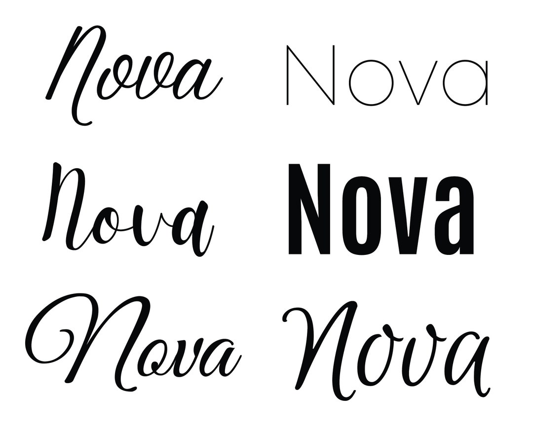 Nova Svg , Baby Names Svg, Wedding Names Svg - Etsy