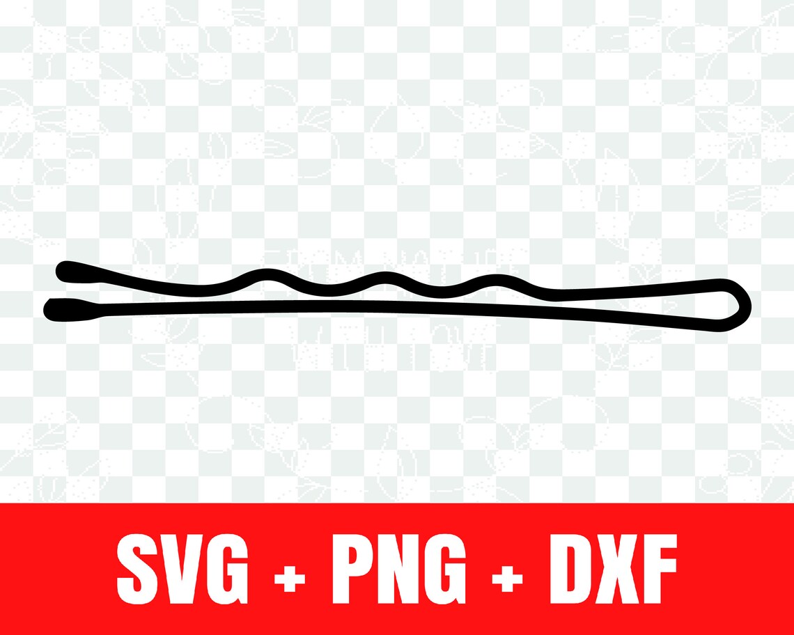 Bobby Pin Svg , Bobby Pin Silhouette Svg - Etsy