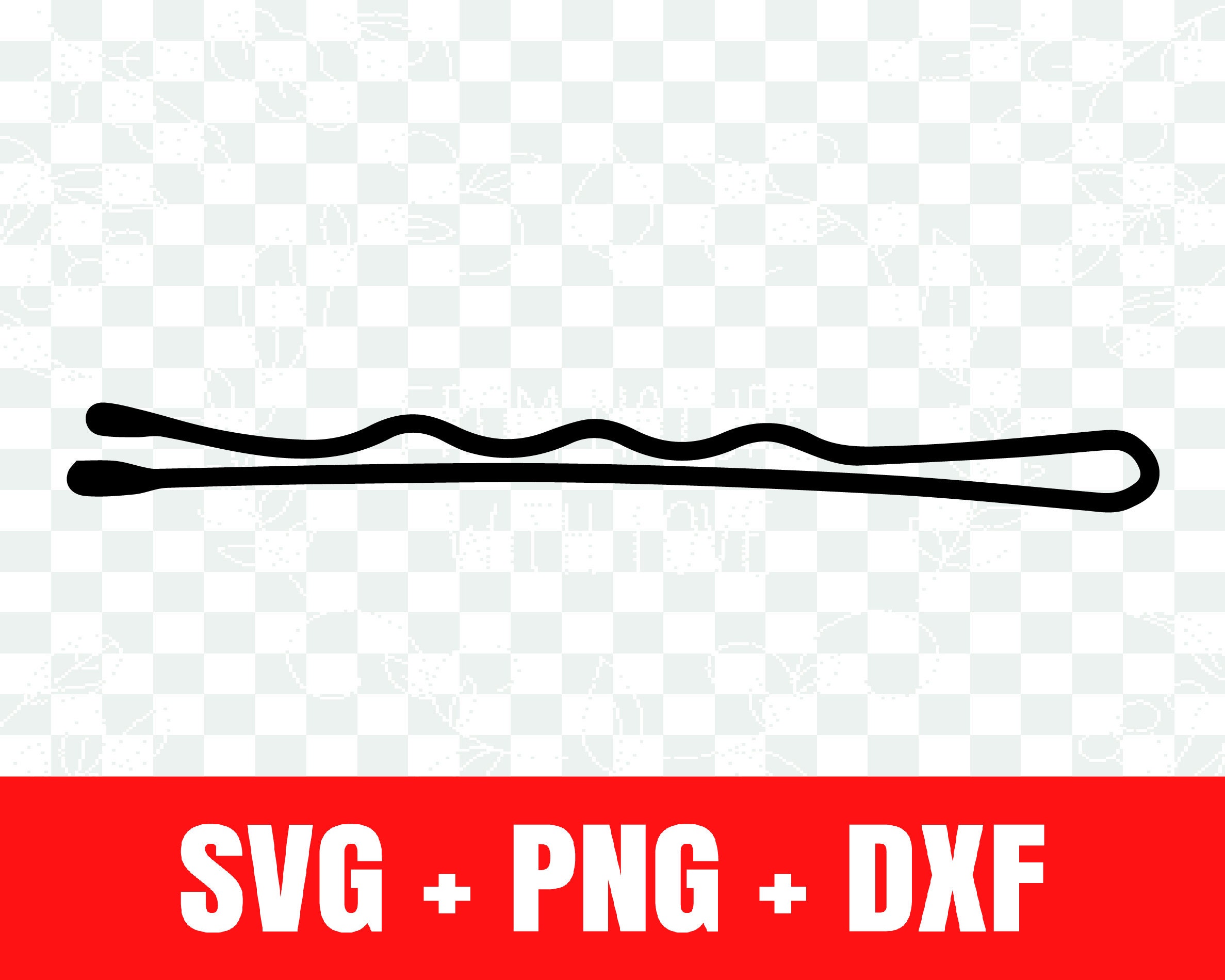 Bobby Pin svg , Bobby Pin silueta svg - Etsy México