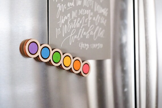 Rainbow Pride Magnet Gay Pride Flag Colors Subtle Discreet - Etsy