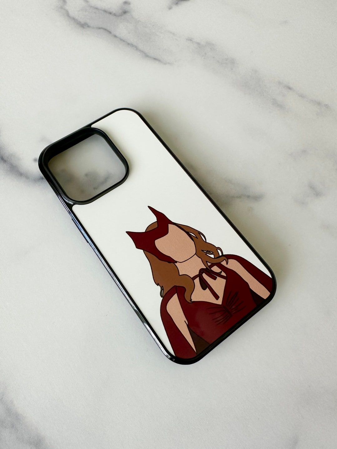 Scarlet Witch Phone Case Wanda Maximoff Phone Case Marvel - Etsy