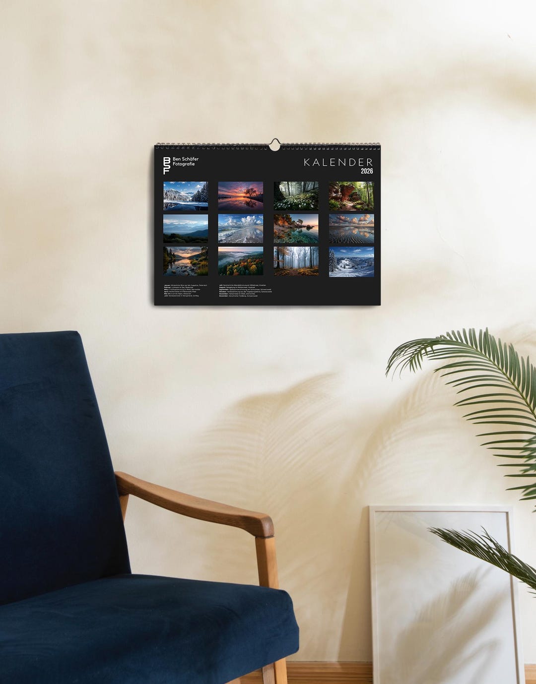 BSF Photo Calendar 2026 – A3 Landscape Wall Calendar With Landscape ...