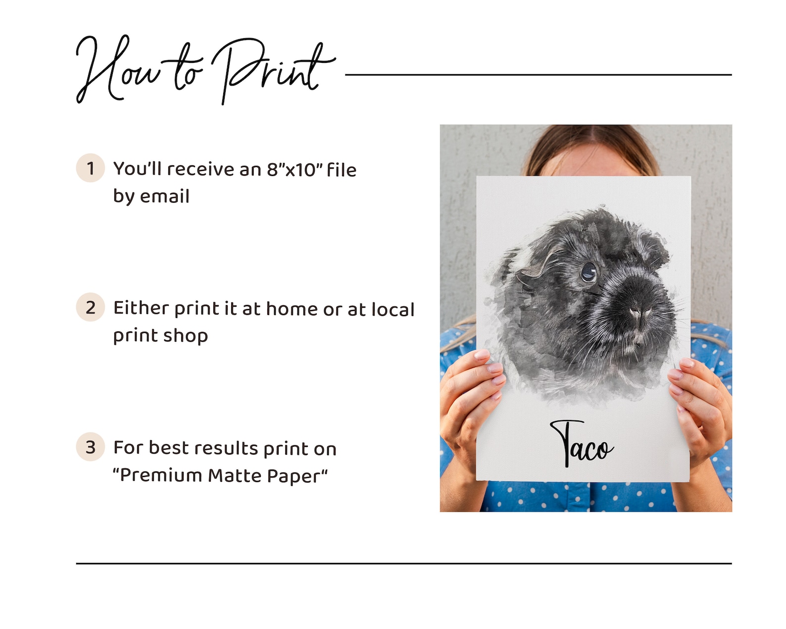 Custom Watercolor Pet Portrait of Dog & Cat – Personalized Pet Memorial ...