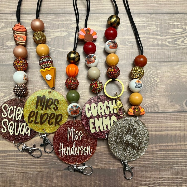 Personalized Lanyards - Etsy