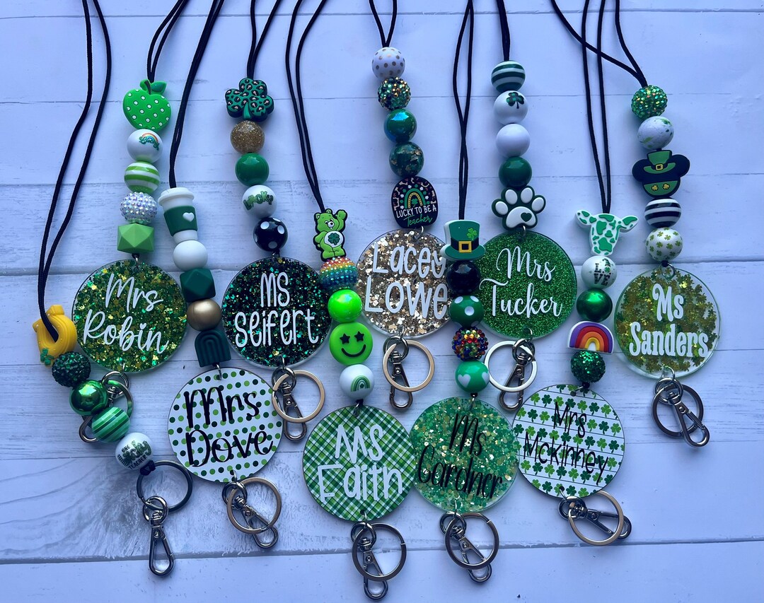 Design Your Own St. Patrick's Day Lanyard, Personalized St. Patrick's ...