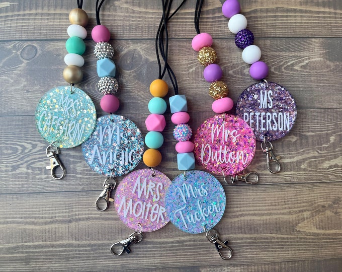 Glitter Canvas Sparkle Wristlet Key Fob Keychain, Black, White, Copper ...