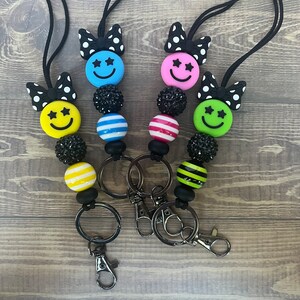 Smiley Face Lanyard; Happy Face Lanyard; Emoji Lanyard; Teacher Lanyard ...