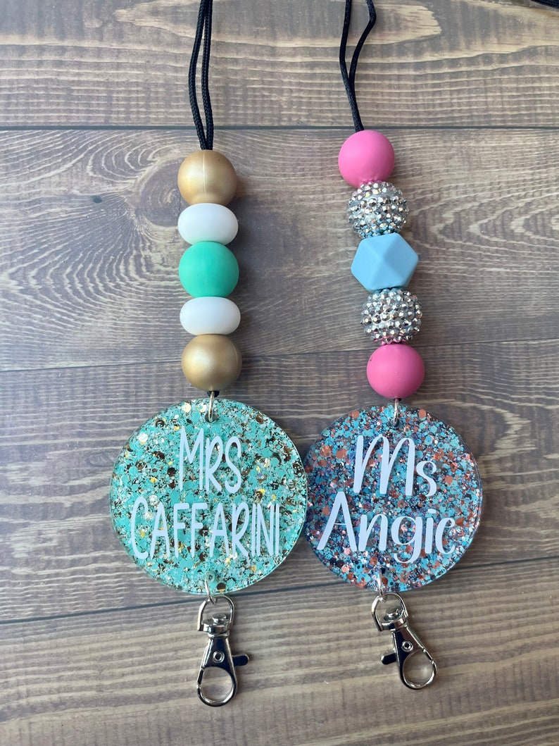NEW Glitter Lanyards Color Options 5 check Out Color - Etsy