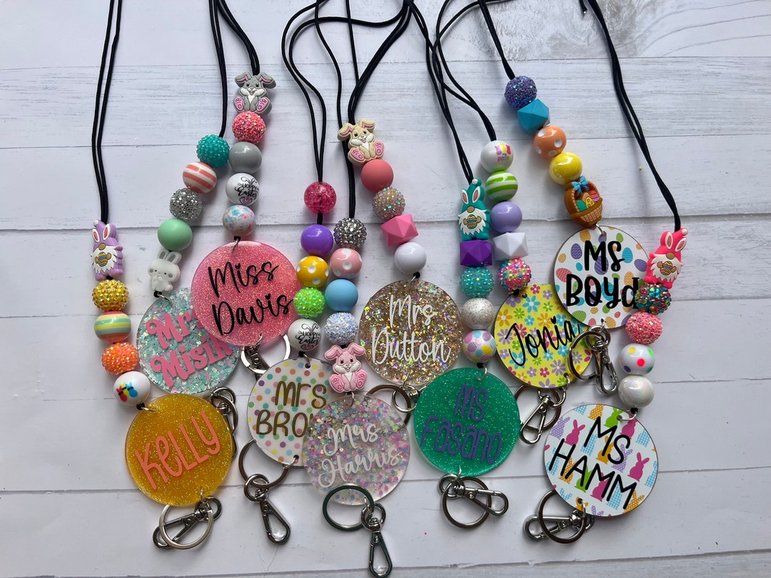 Design Your Own Easter / Spring Lanyard, Personalized Easter / Spring ...