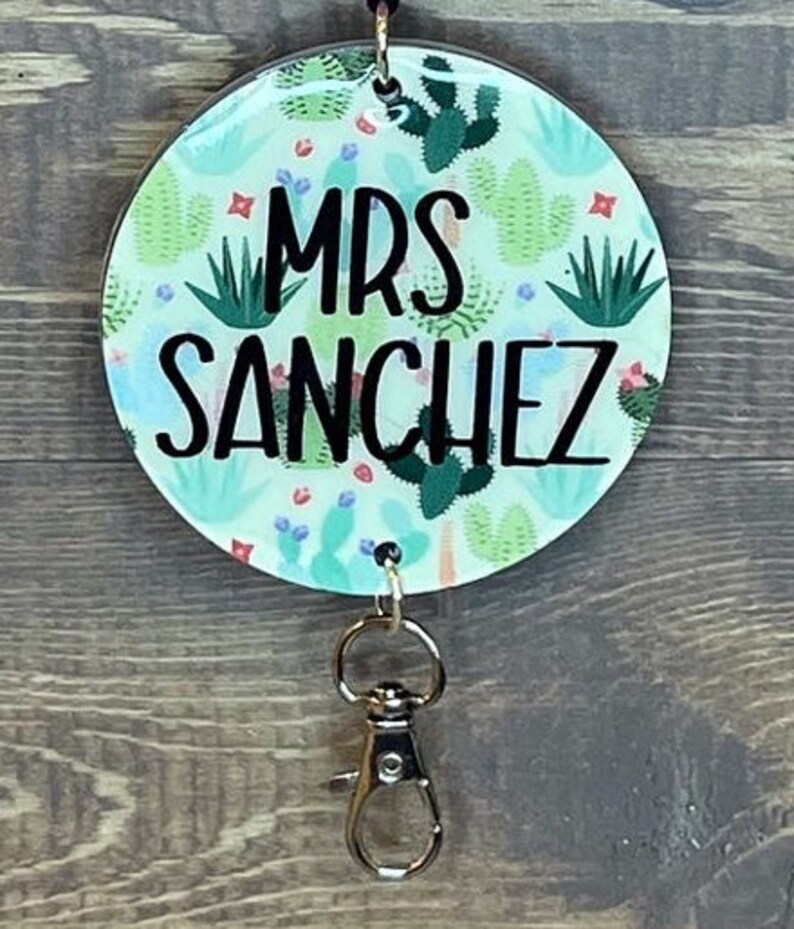 Cactus Lanyard NEW 2 Colors to Choose From - Etsy