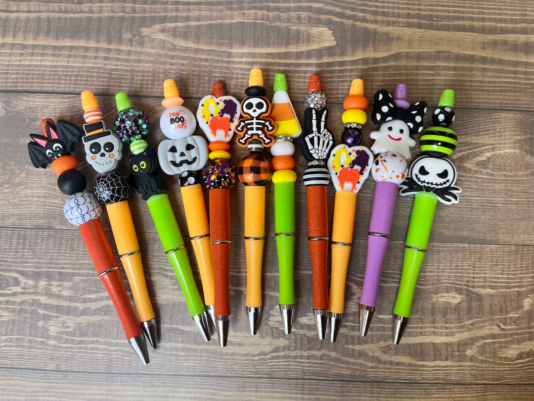Halloween Themed Beaded Pen - Etsy