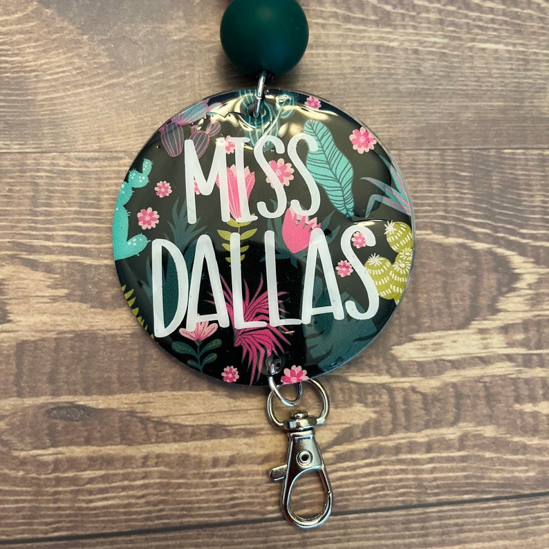 Cactus Lanyard (NEW - 2 Colors to Choose From!!) - Etsy