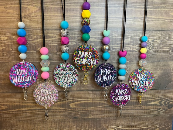 Glitter Lanyard Color Options 1 check Out Color Options 2 - Etsy